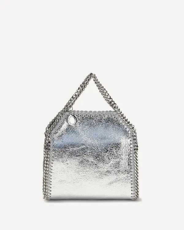 Stella McCartney Metallic Falabella Handbag - Silver