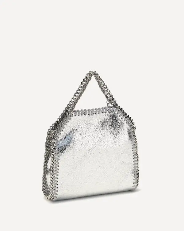 Stella McCartney Metallic Falabella Handbag - Silver