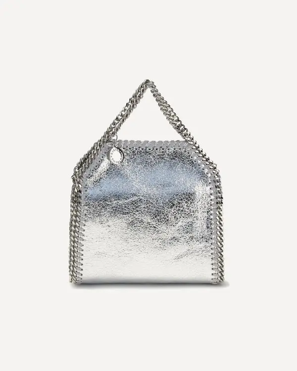 Stella McCartney Metallic Falabella Handbag - Silver