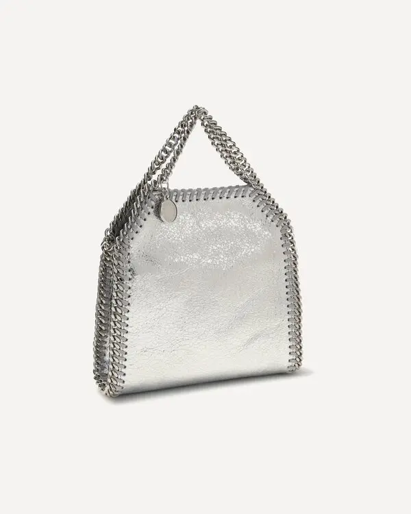 Stella McCartney Metallic Falabella Handbag - Silver