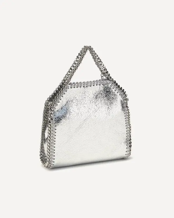 Stella McCartney Metallic Falabella Handbag - Silver