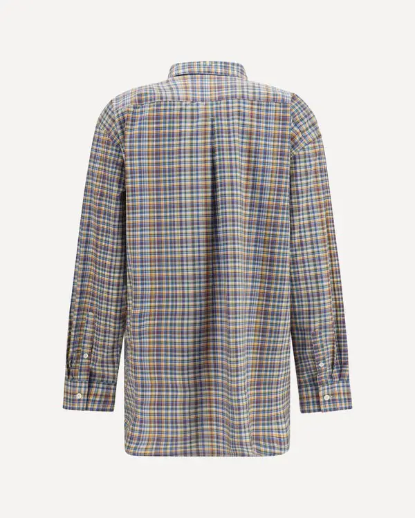 TOTEME Classic Cotton Shirt With Checked Pattern - Multicolour