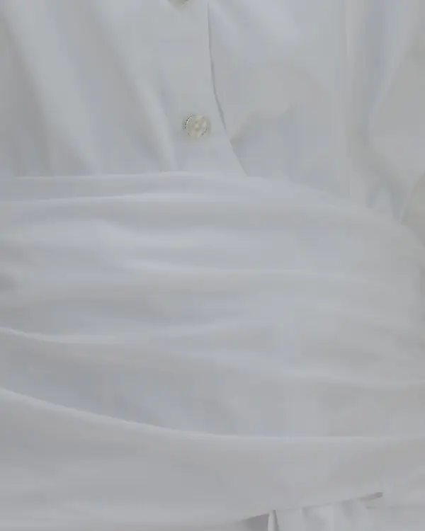 7 For All Mankind Waist-knot Shirt - White