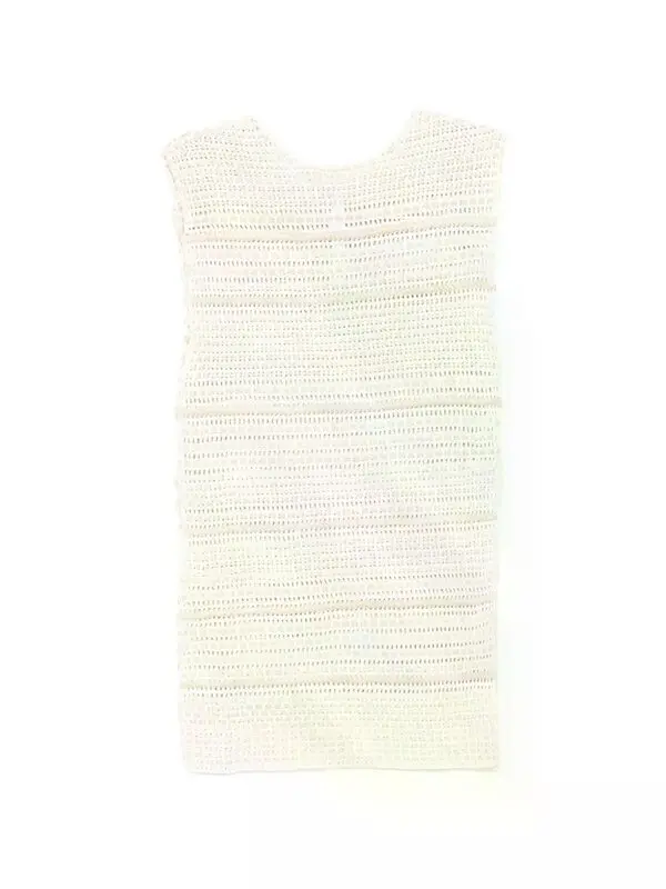 LAUREN MANOOGIAN Horizontal Stripe Sleeveless Top