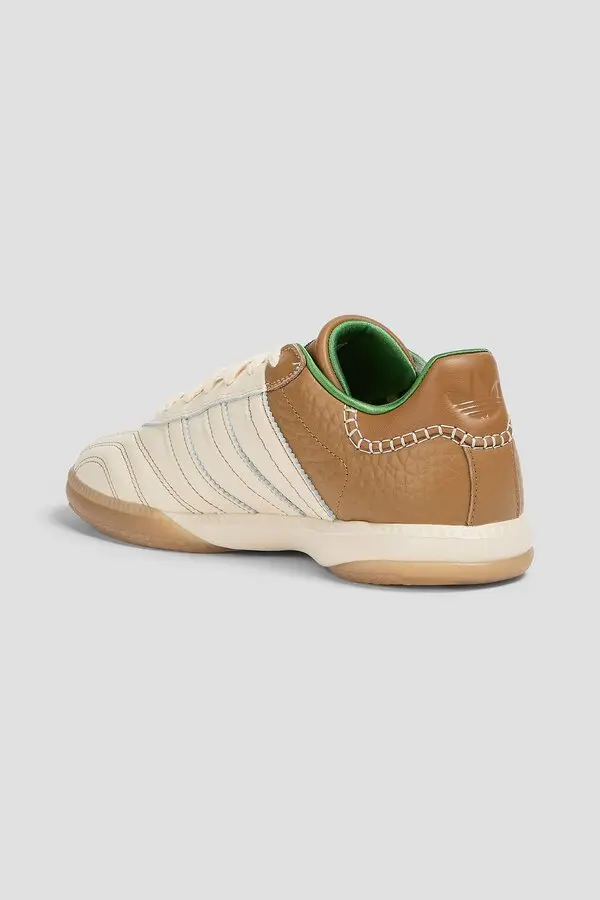 Adidas Samba Quilted Smooth And Pebbled Leather Sneakers