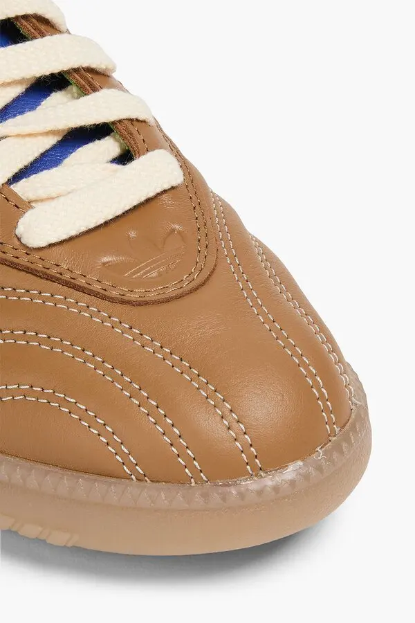 Adidas Samba Quilted Leather And Calf Hair Sneakers