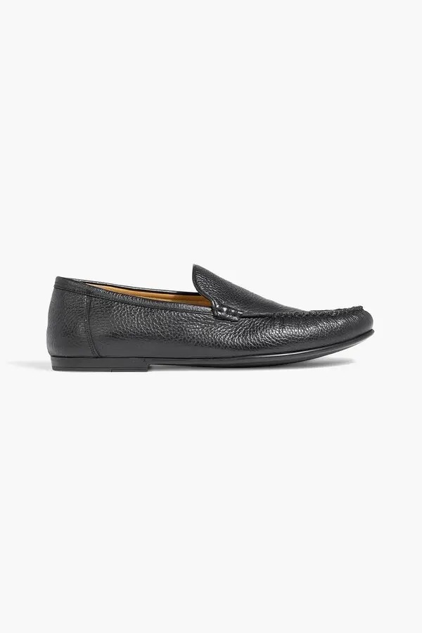 Bally Craxon Pebbled Leather Loafers