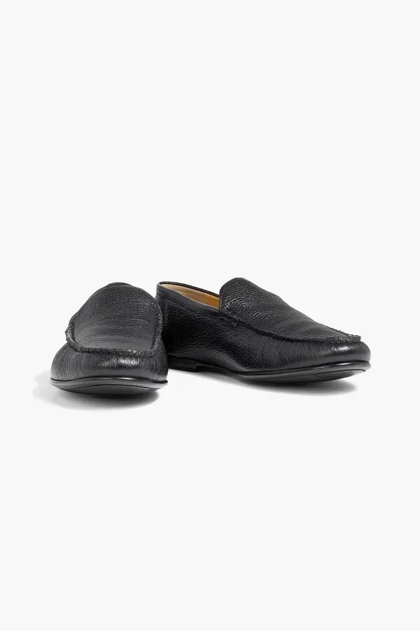 Bally Craxon Pebbled Leather Loafers