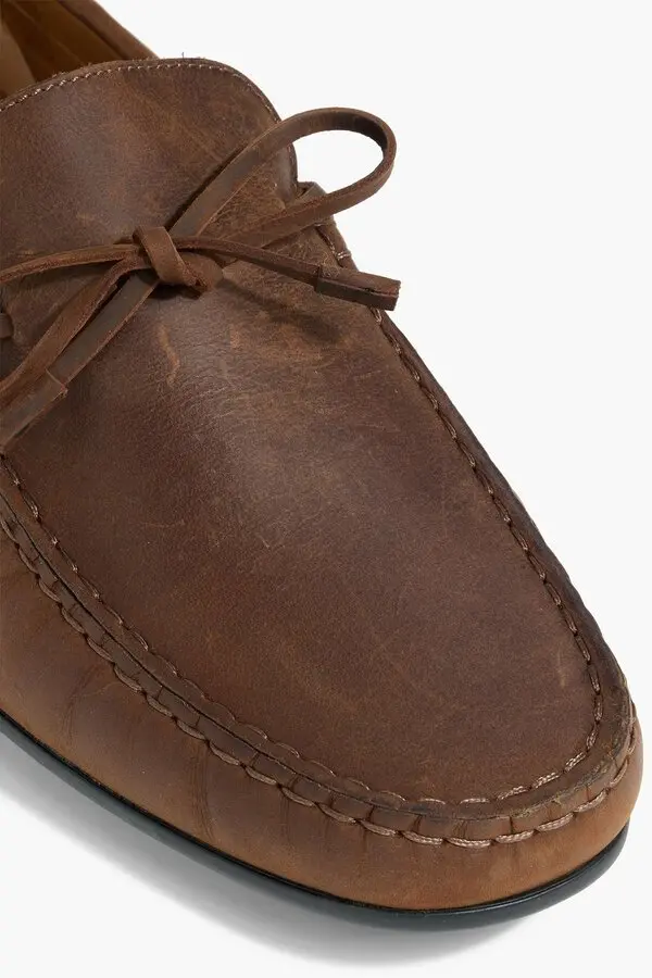 Bally Clarkson Leather Driving Shoes