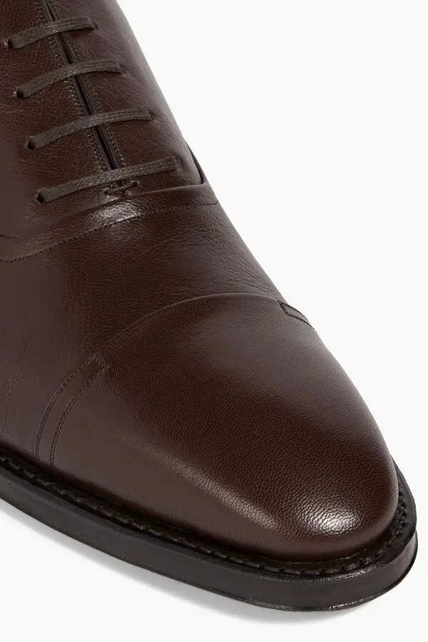 Bally Selby Leather Oxford Shoes - Chocolate