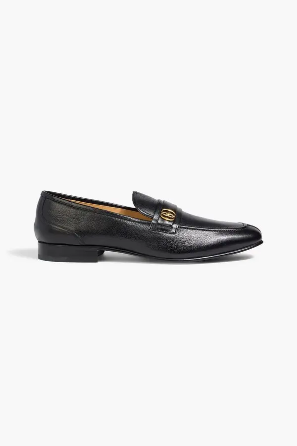 Bally Sadei Leather Loafers - Black