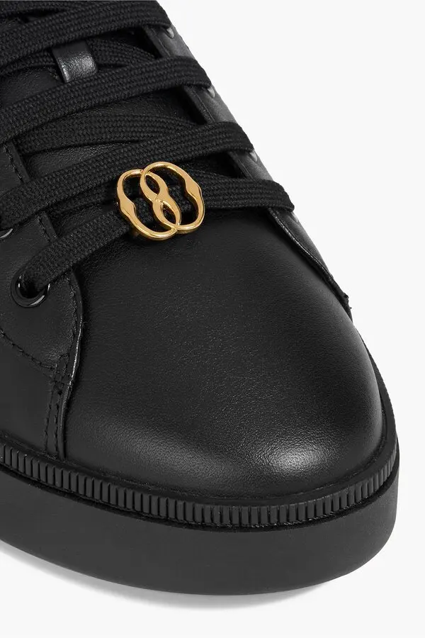 Bally Ryver Embellished Leather Sneakers