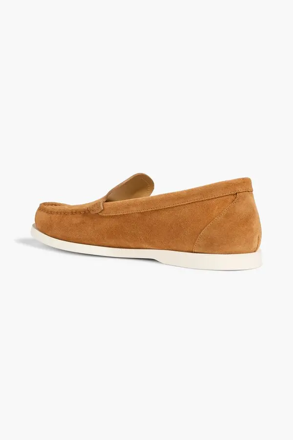 Bally Nadim Suede Loafers - Tan
