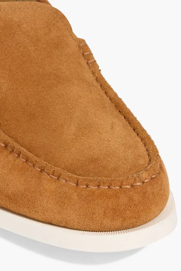 Bally Nadim Suede Loafers - Tan