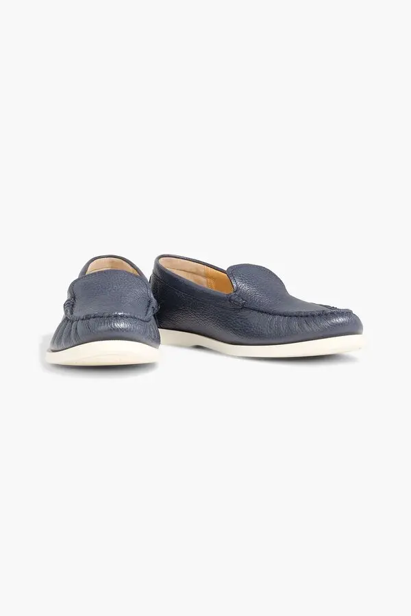 Bally Nadim Pebbled Leather Loafers