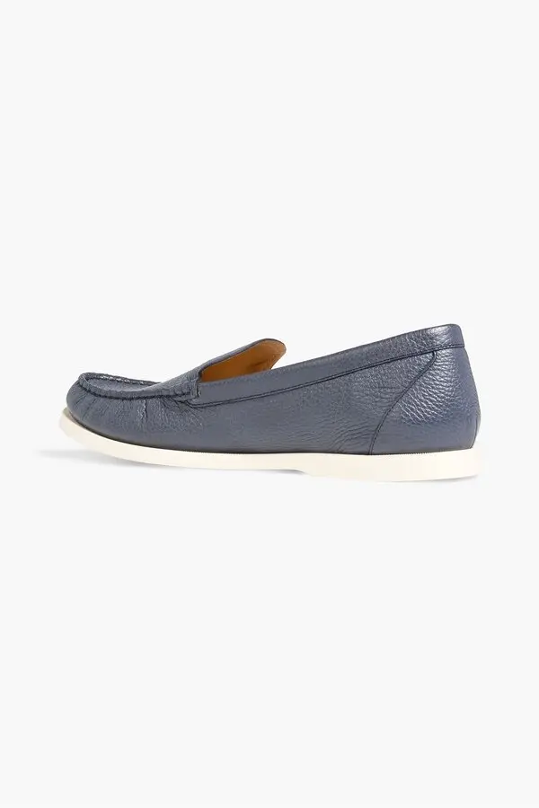 Bally Nadim Pebbled Leather Loafers