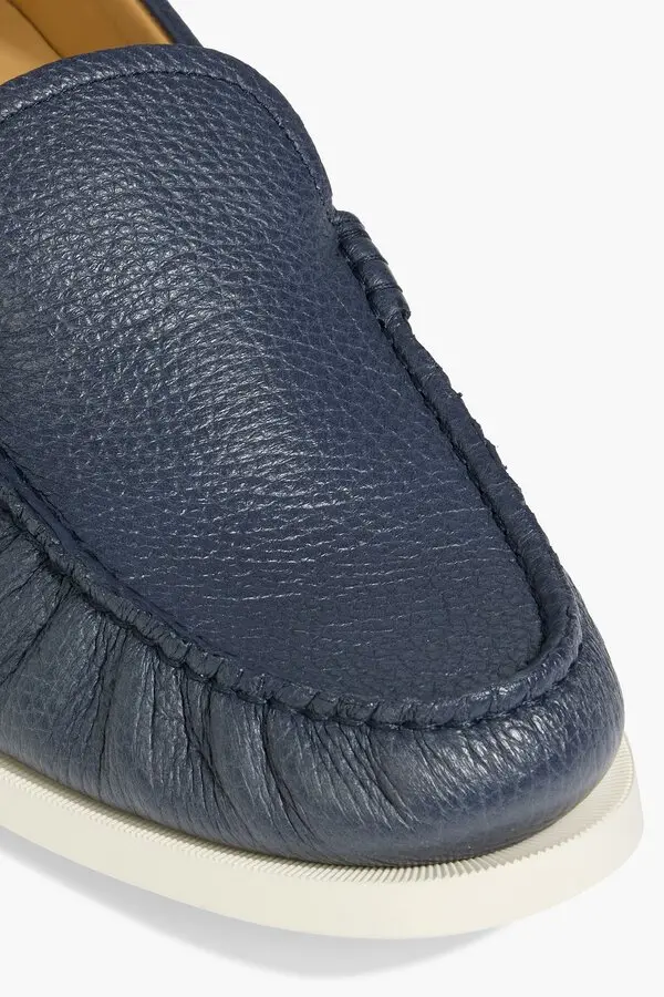 Bally Nadim Pebbled Leather Loafers
