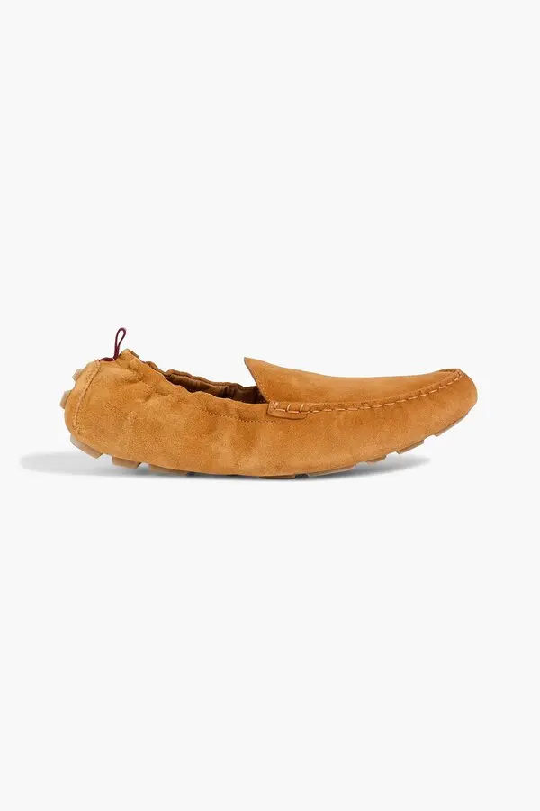 Bally Kyler Suede Loafers - Camel