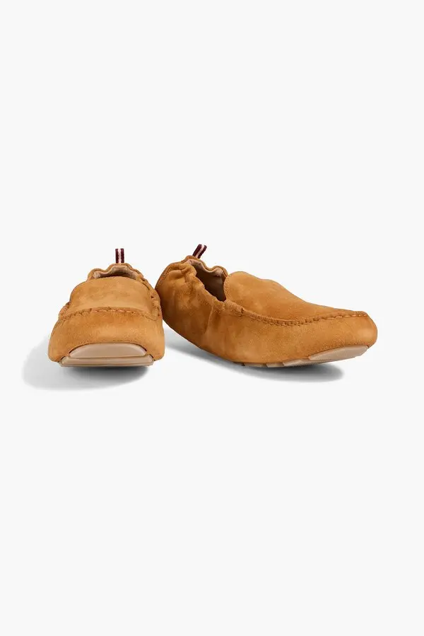 Bally Kyler Suede Loafers - Camel