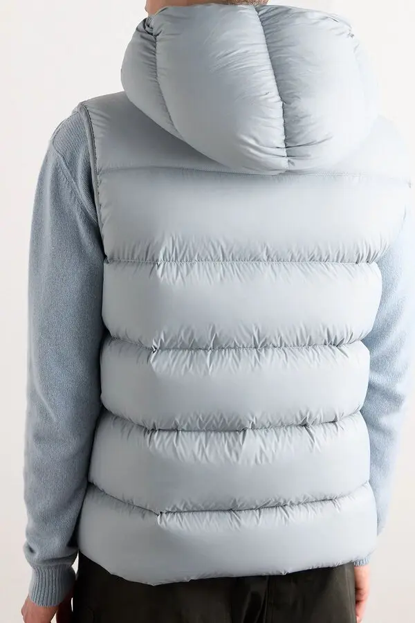 Rick Owens Quilted Shell Hooded Down Vest