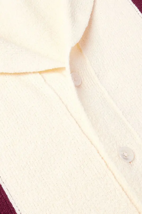 Dolce & Gabbana Striped Cottonblend Polo Shirt