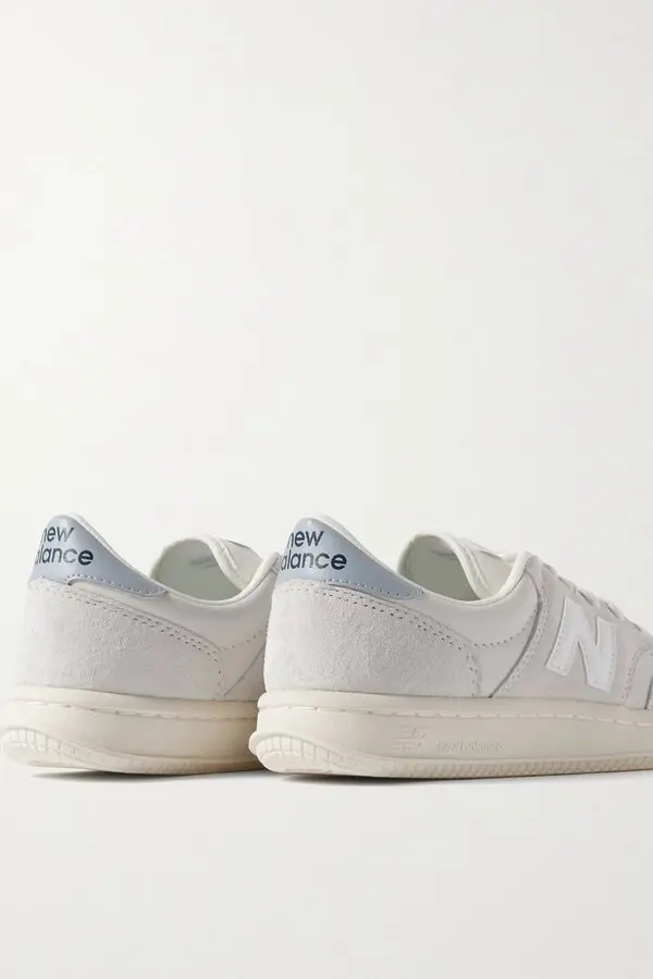 NEW BALANCE Ct500 Leather-trimmed Suede And Nubuck Sneakers