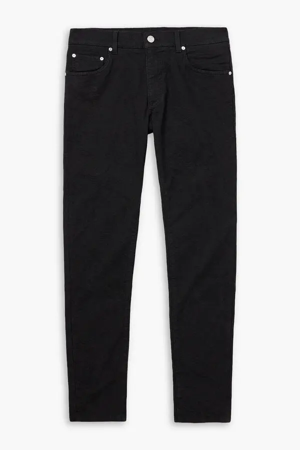 Etro Slim Fit Paisley Jacquard Cotton-blend Pants