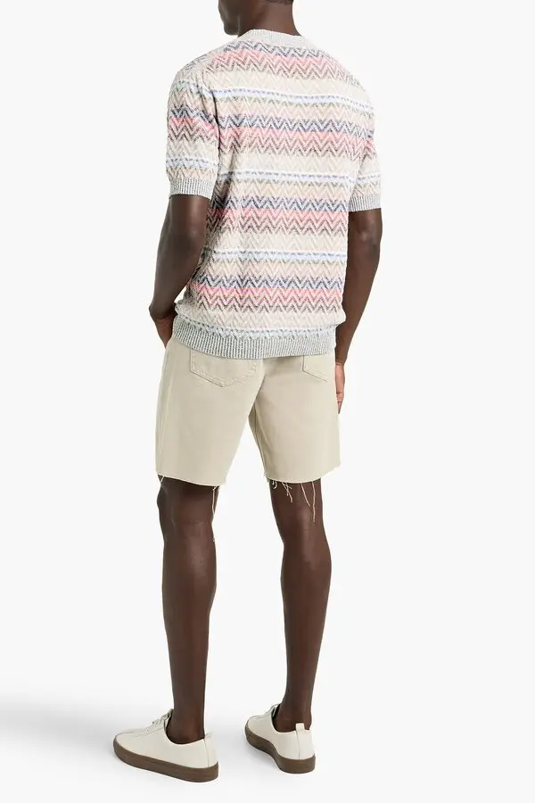 FRAME Cotton Canvas Shorts