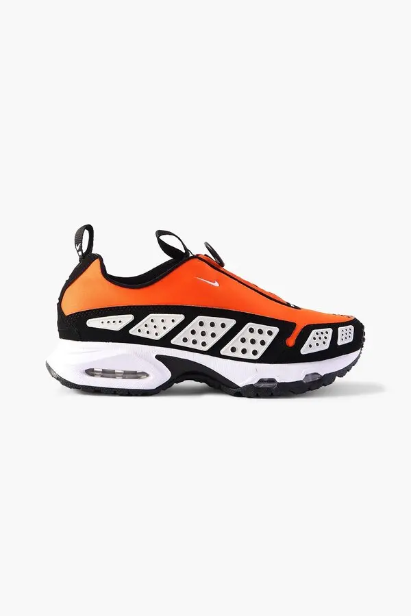 Nike Air Max Sndr Rubbertrimmed Scuba Sneakers - Bright Orange