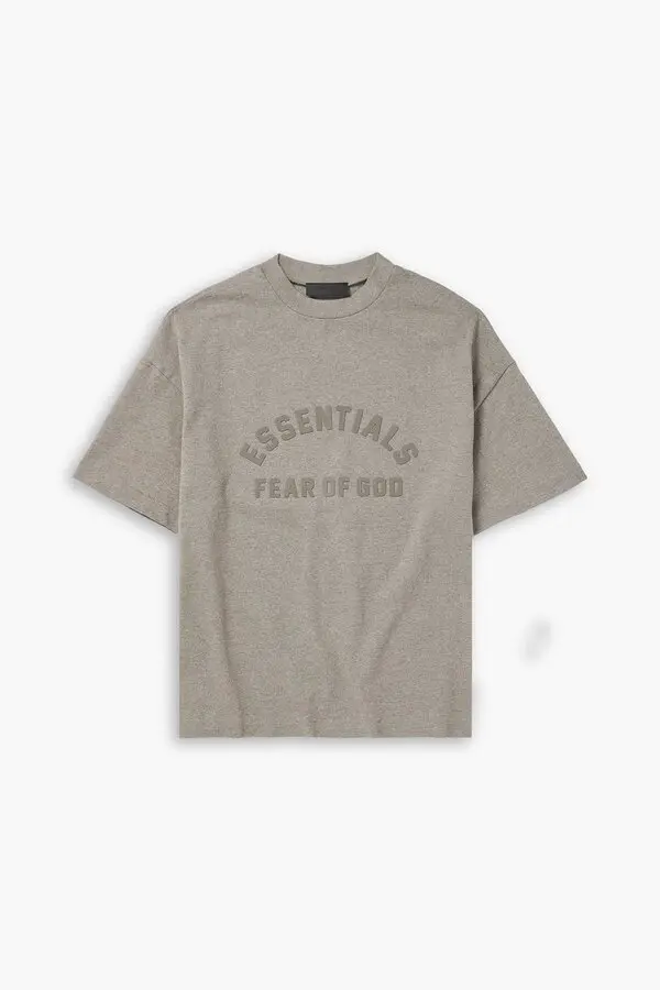 Fear Of God Oversized Logoappliquéd Cottonjersey Tshirt