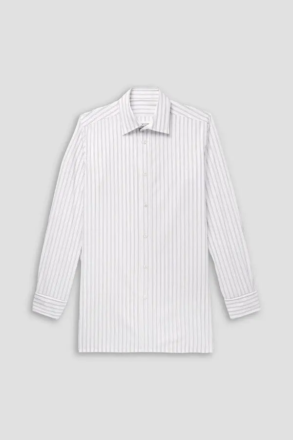 MAISON MARGIELA Slimfit Striped Cottonpoplin Shirt