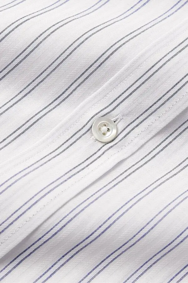 MAISON MARGIELA Slimfit Striped Cottonpoplin Shirt