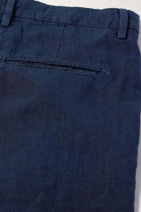 Boglioli Pleated Linen Shorts