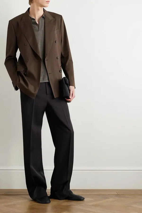 Dolce & Gabbana Sicilia Doublebreasted Cottonblend Gabardine Blazer