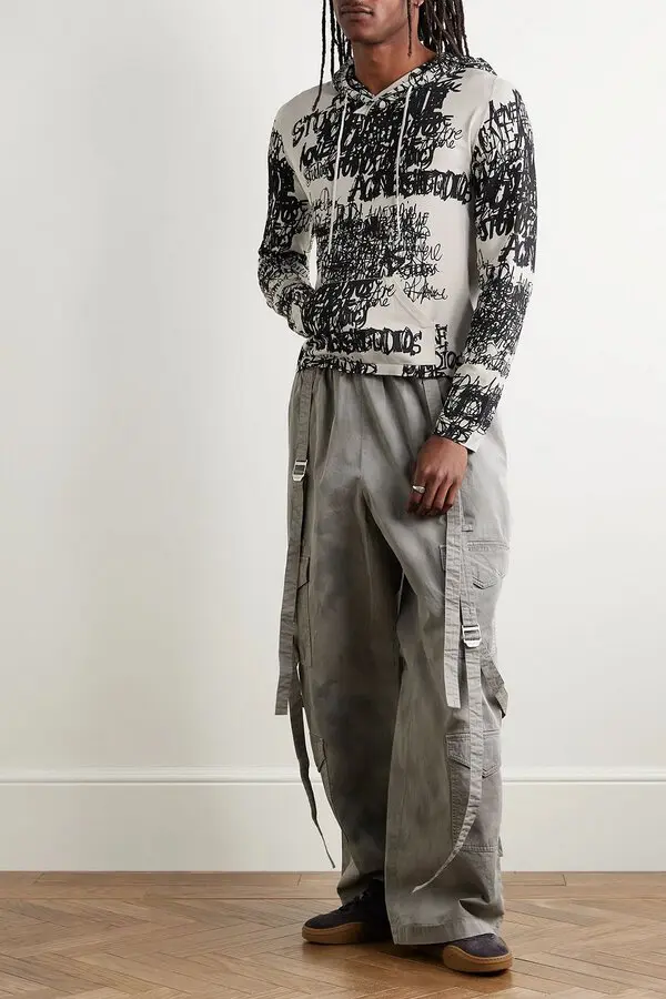 Acne Studios Kews Chaos" Printed Jersey Hoodie