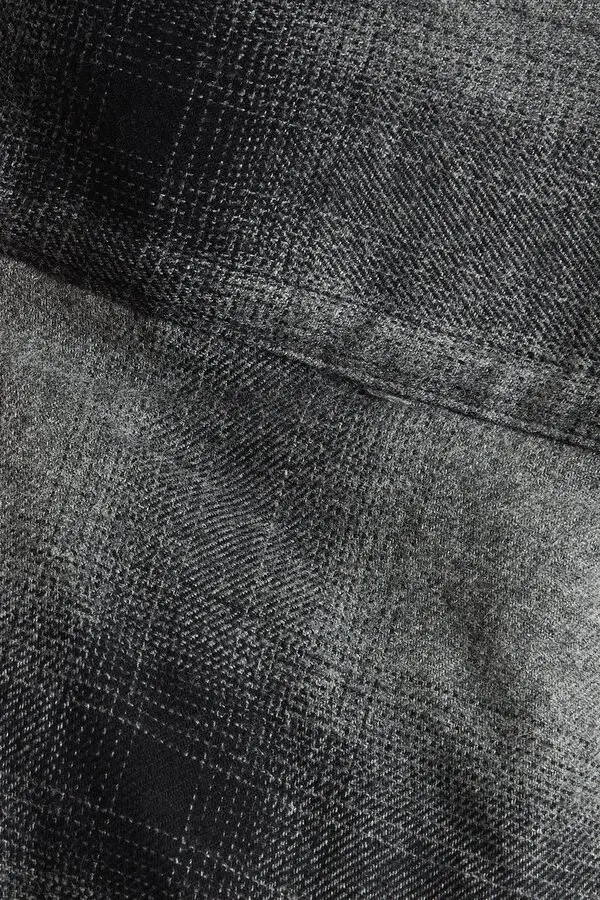 FRAME Checked Cotton Flannel Jacket