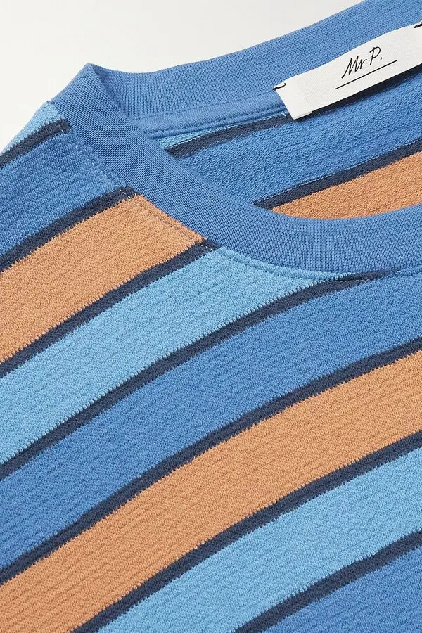 Mr P. Striped Cottonjersey Tshirt