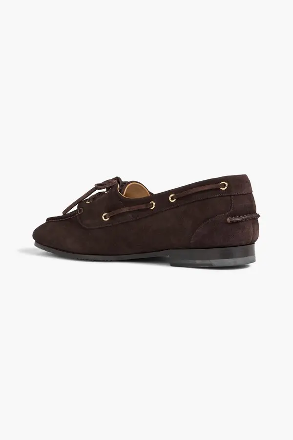 Bally Suede Boat Shoes