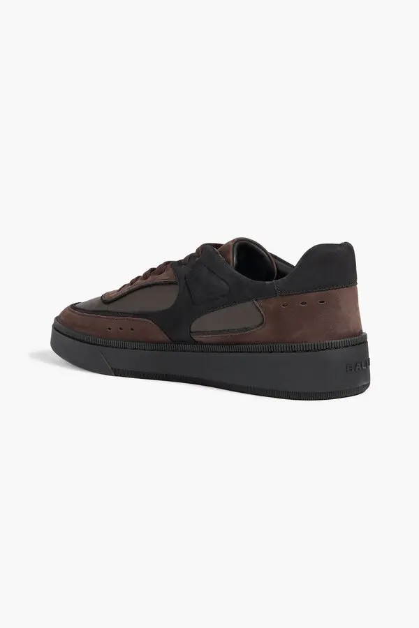 Bally Rudy Leather And Suede Sneakers