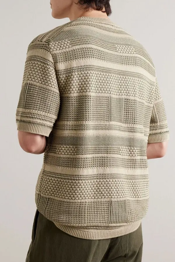 Mr P. Jacquardknit Cotton Tshirt