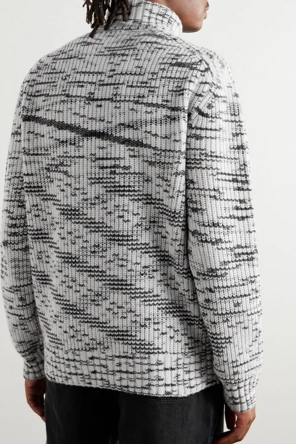 Mr P. Spacedyed Merino Wool Turtleneck Sweater