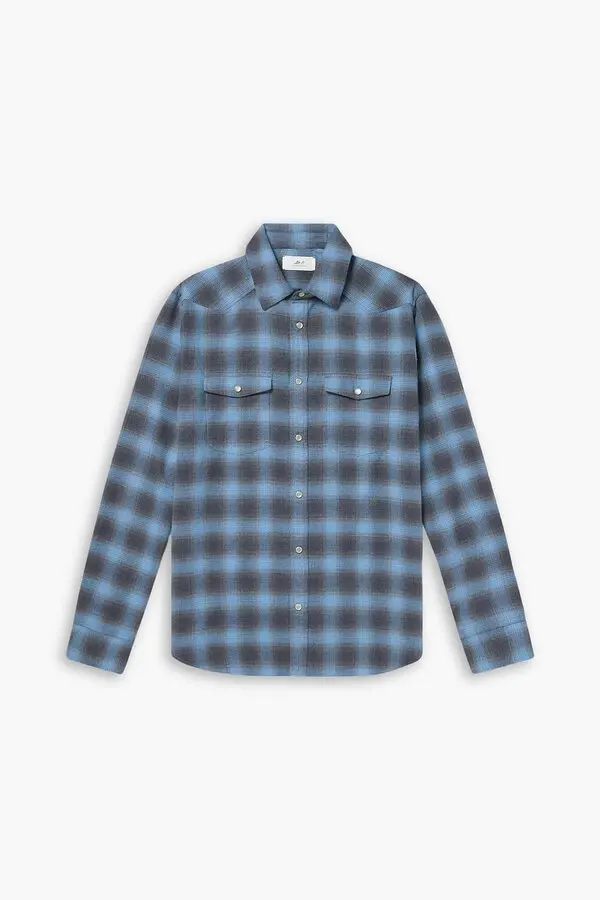 Mr P. Checked Cottonflannel Shirt