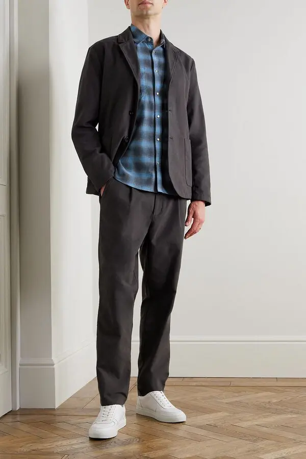 Mr P. Checked Cottonflannel Shirt