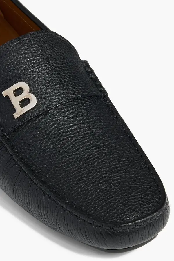 Bally Wolter Pebbled Leather Driving Shoes