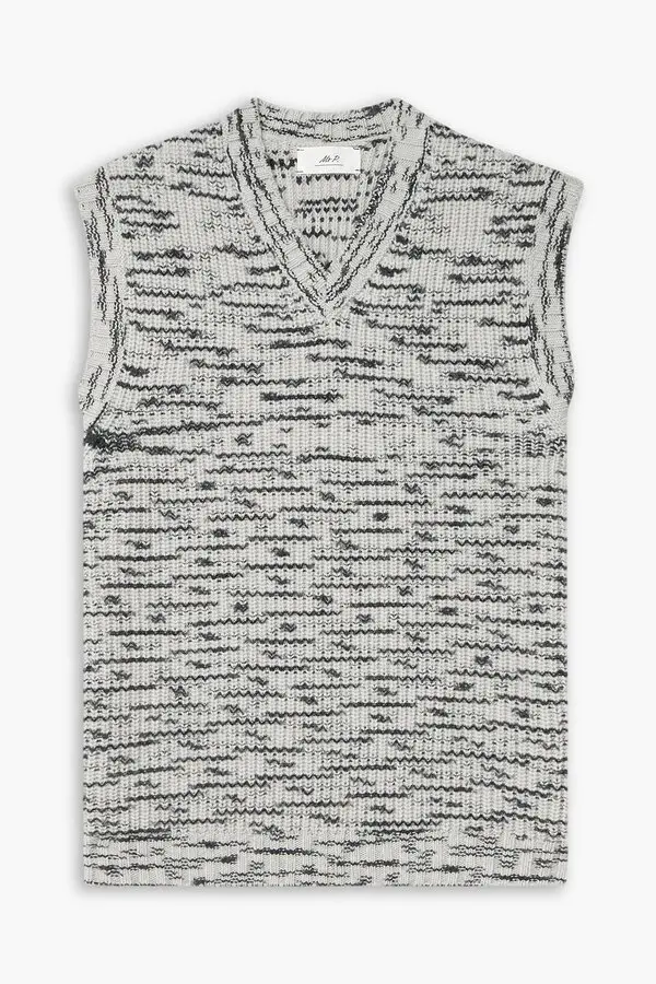 Mr P. Space-dyed Wool Sweater Vest