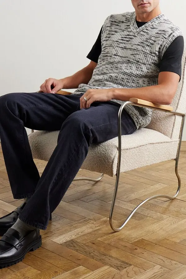Mr P. Space-dyed Wool Sweater Vest