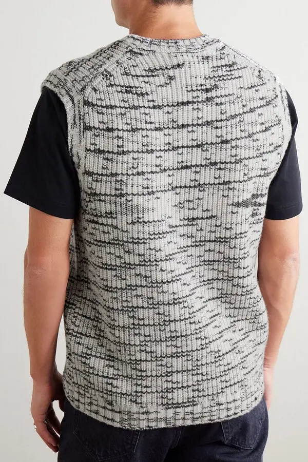 Mr P. Space-dyed Wool Sweater Vest