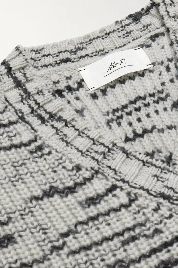 Mr P. Space-dyed Wool Sweater Vest