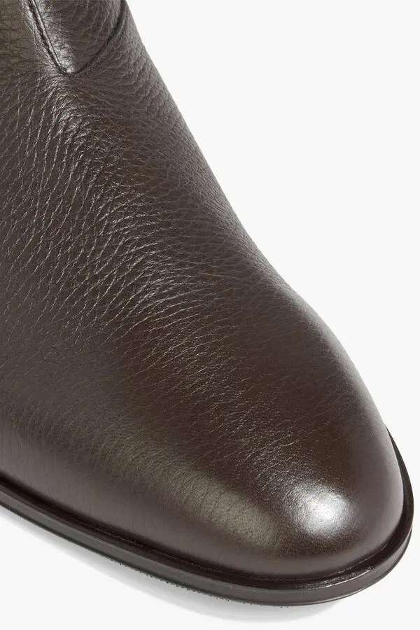 Bally Wently Pebbled Leather Boots