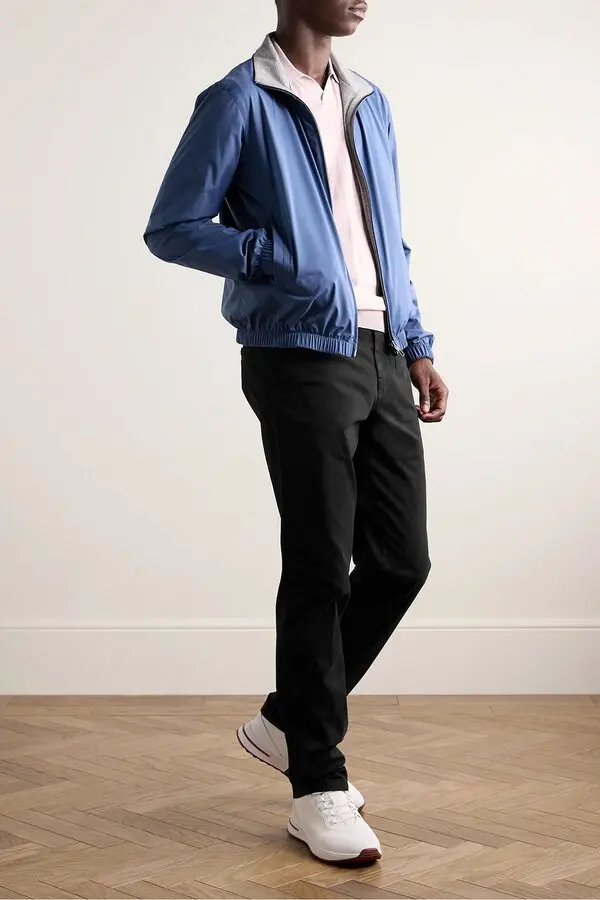 Canali Slimfit Cottonblend Twill Chinos